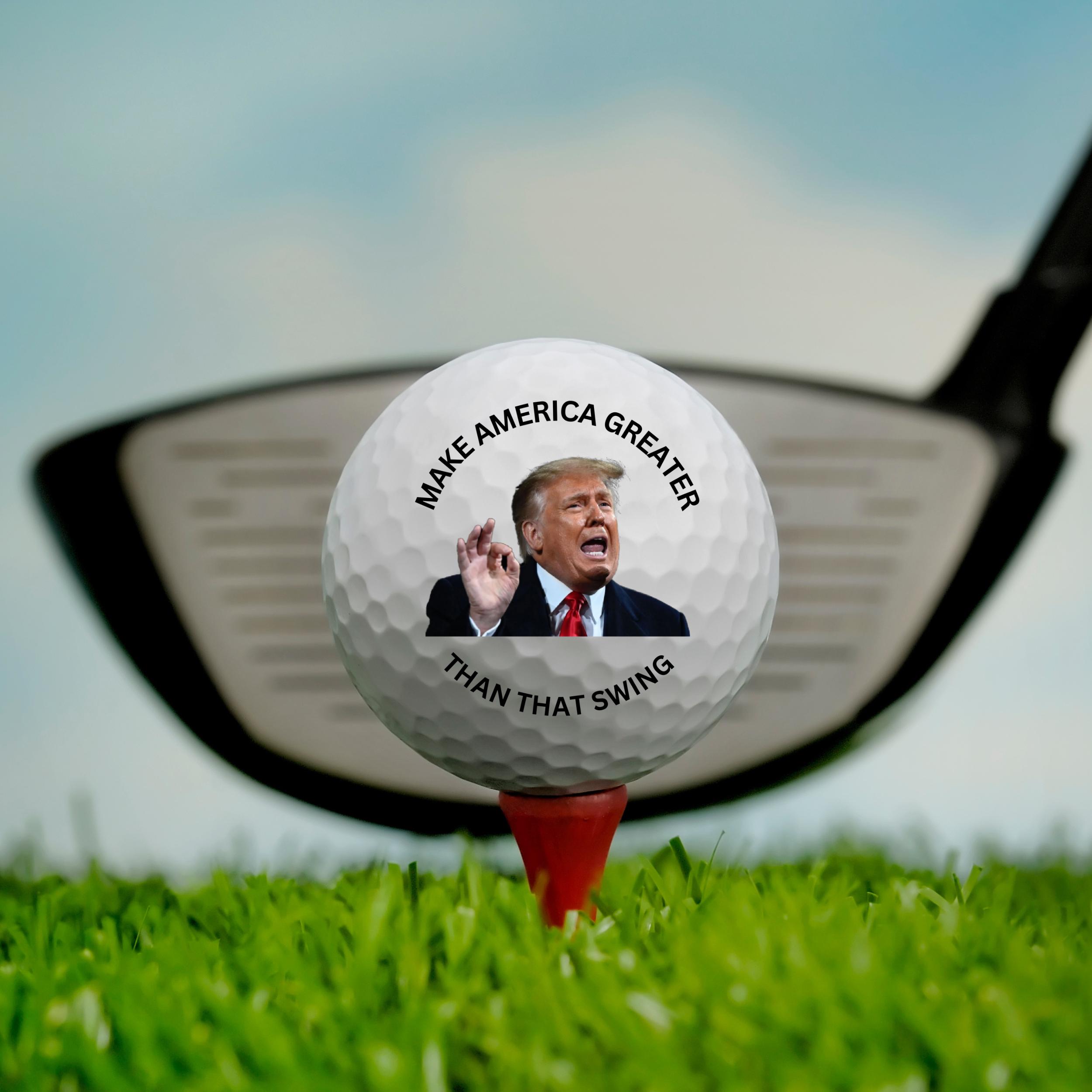 Donald Trump Golf Ball, MAGA Golf Ball, Political Gift, Joe Biden Golf ...