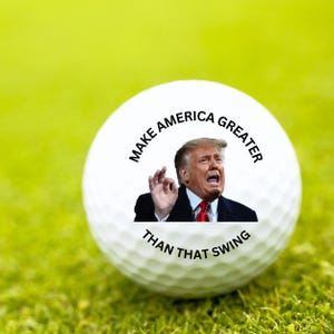 Donald Trump Golf Ball, MAGA Golf Ball, Political Gift, Joe Biden Golf ...