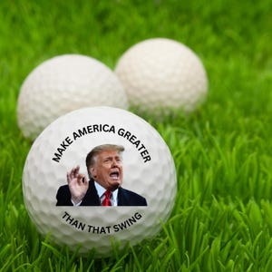 Donald Trump Golf Ball, MAGA Golf Ball, Political Gift, Joe Biden Golf ...