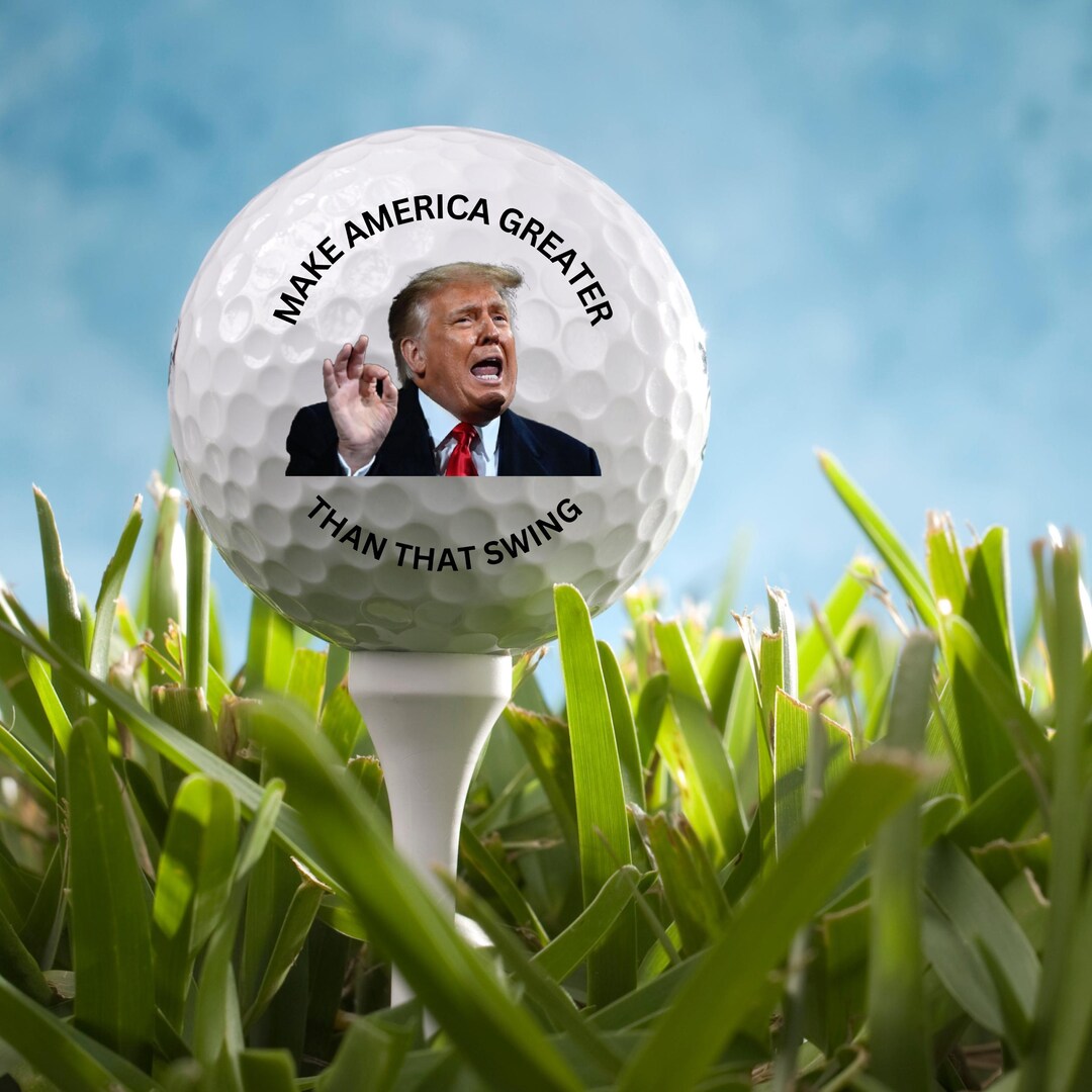 Donald Trump & Joe Biden Political Golf Balls Hilarious MAGA and ...