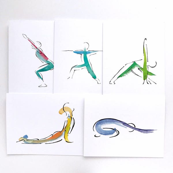Yoga Studio Art - Etsy