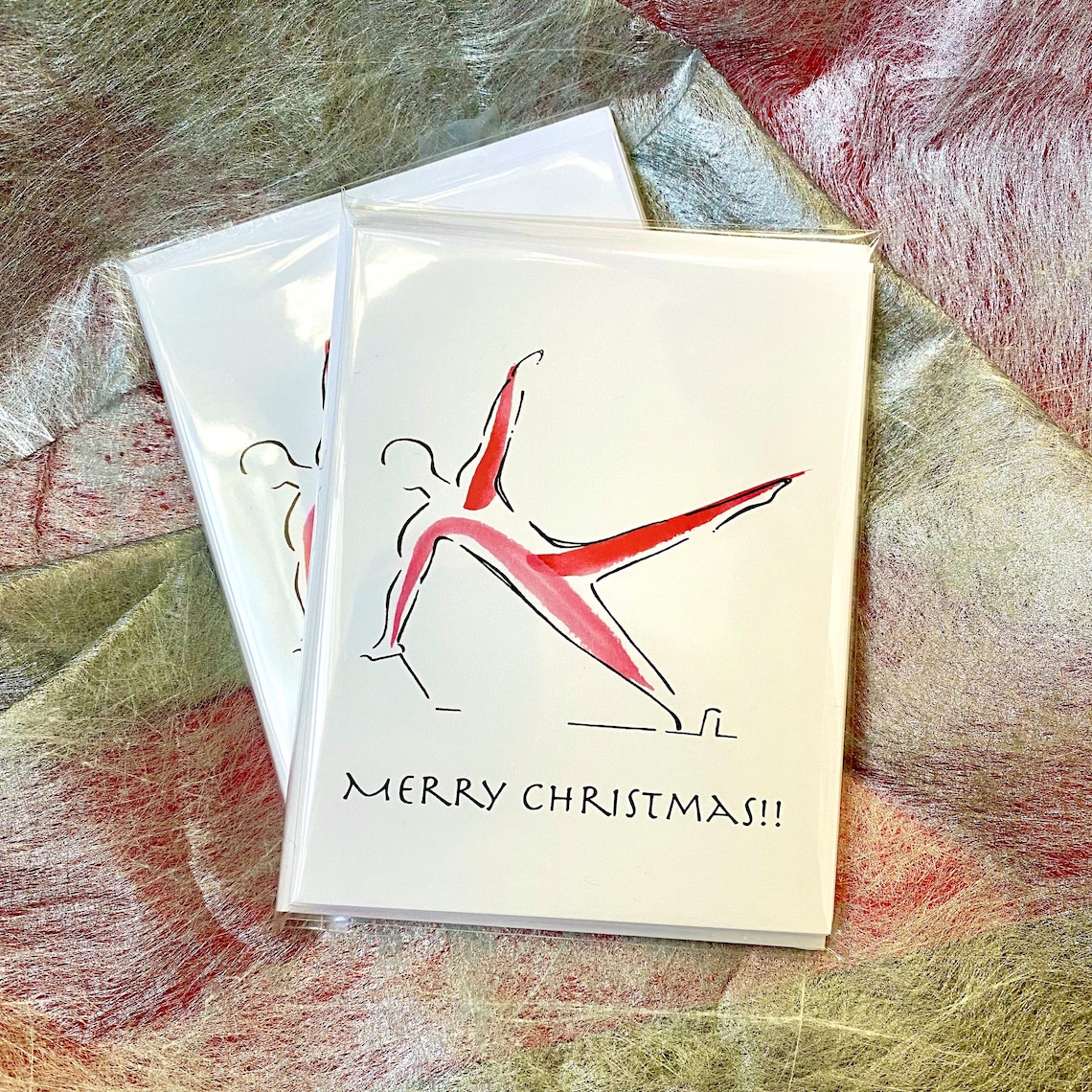 Pilates Christmas Cards | Holiday Cards, Teacher or Student Gift - 5 ...