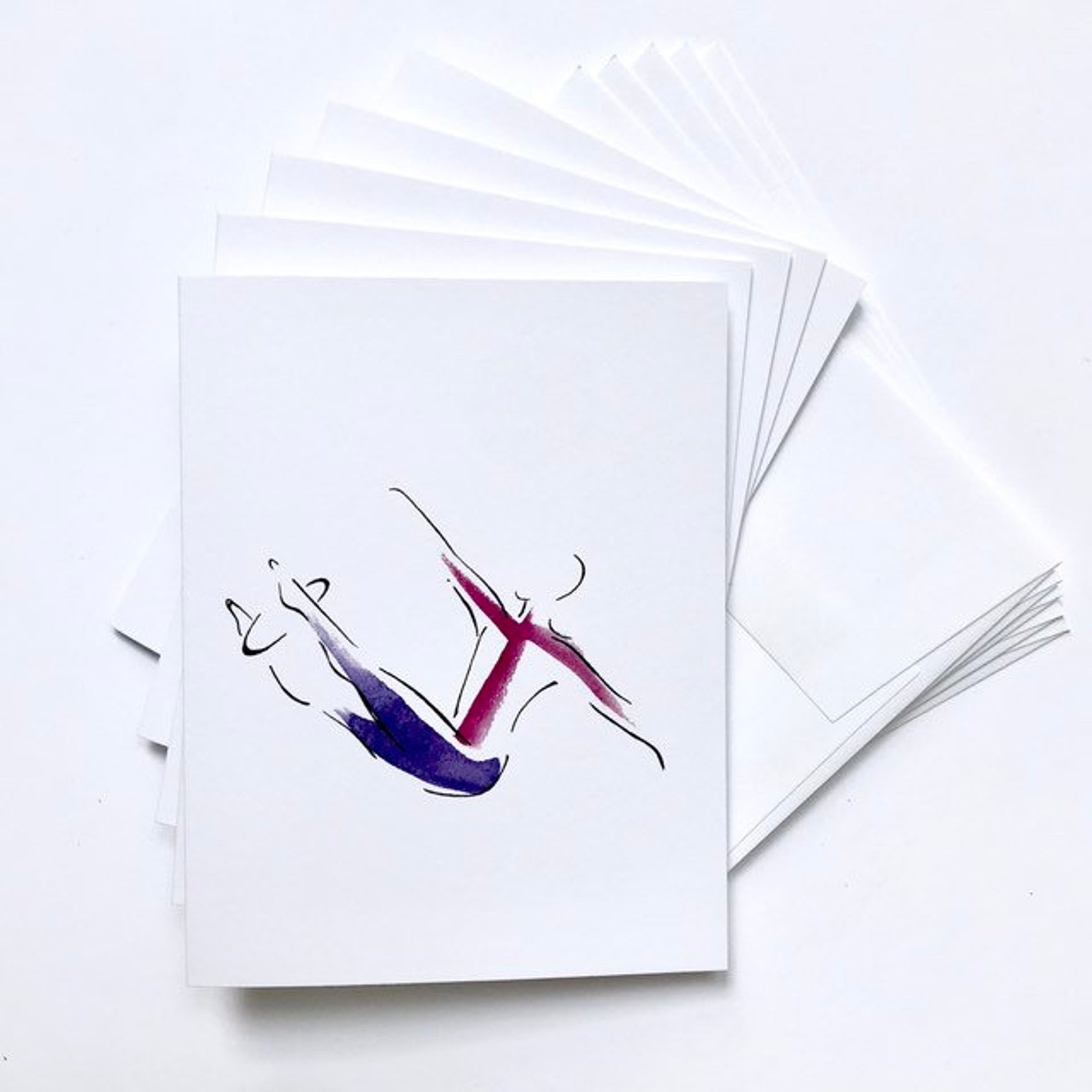 5 Pilates Notecards Pack B | Pilates Gift, Unique Gifts, Inspiration ...