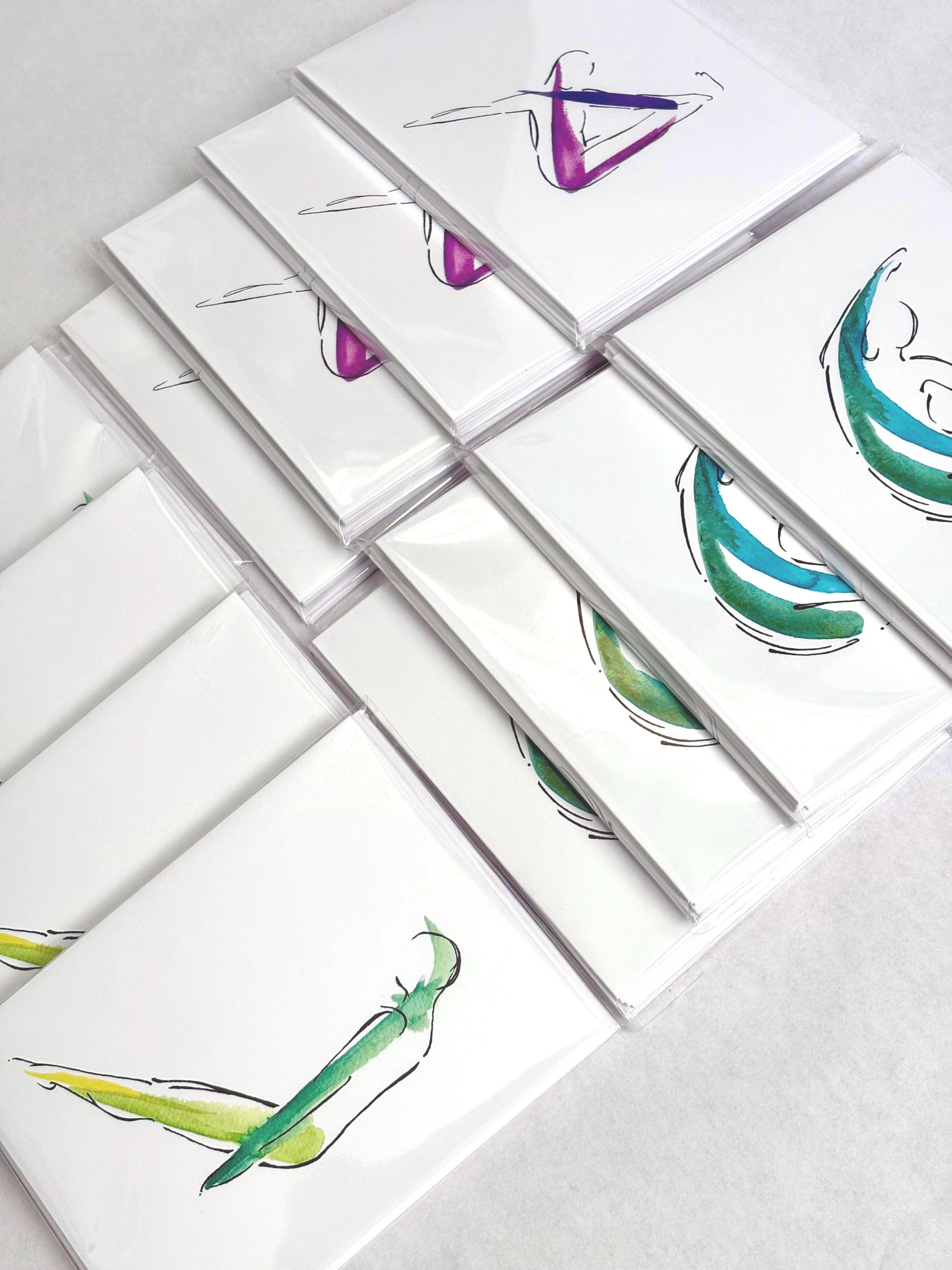 5 Pilates Notecards Pack B | Pilates Gift, Unique Gifts, Inspiration ...