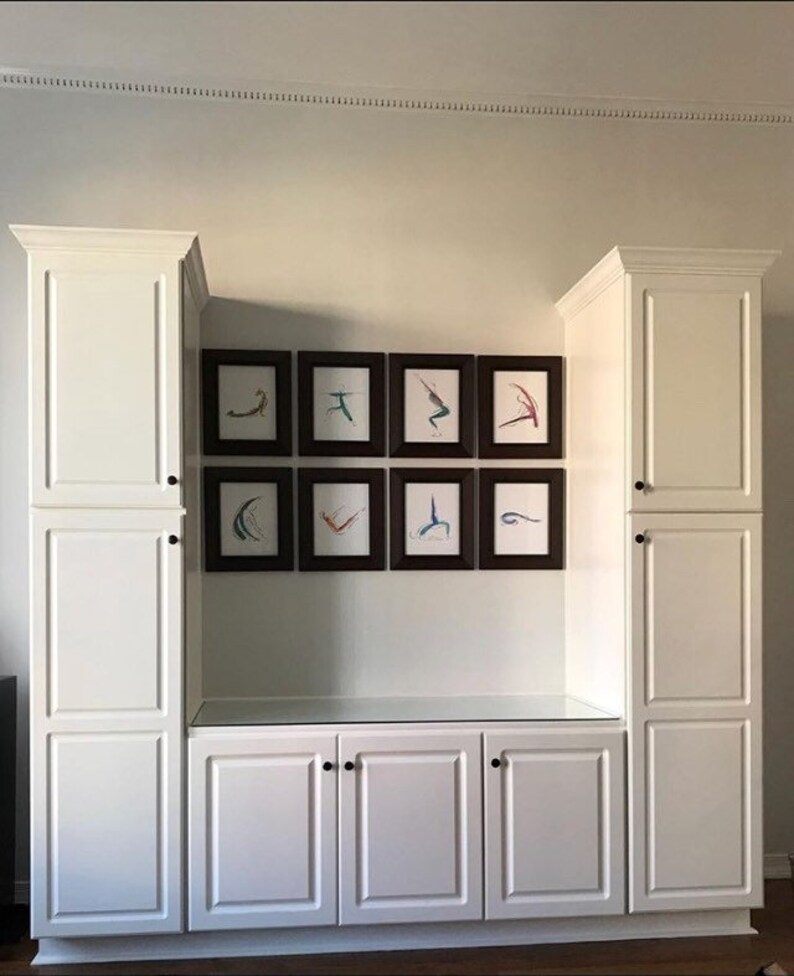 Head to Knee Fold Yoga Art Print Pilates Gift Yoga Studio - Etsy