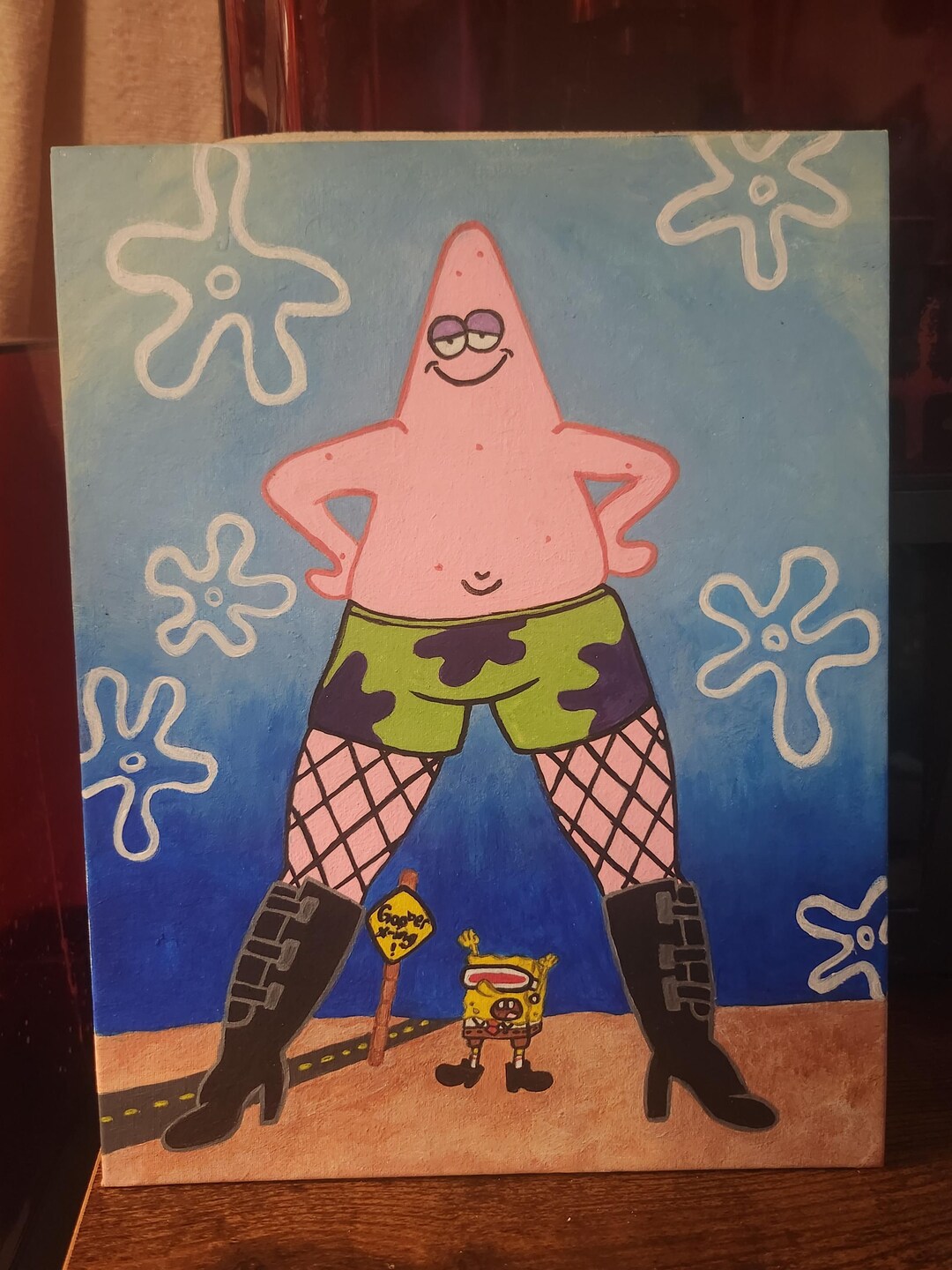 Spongebob and Patrick Goofy Goobers Painting - Etsy