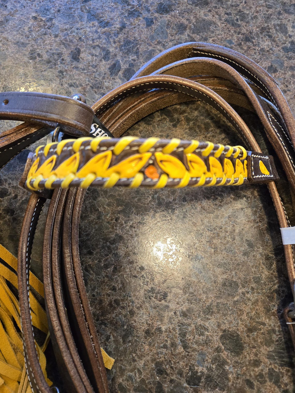 EXTRA SPECIAL Horse - Hand Painted Sunflower Headstall Breast Collar ...