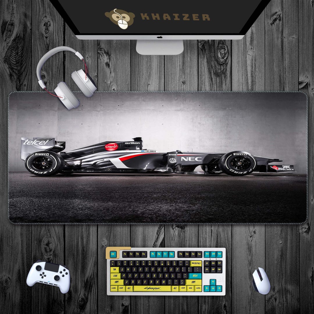 Formula 1 Cars Gaming Mouse Pad XXL, F1 Racing Gaming Desk Pad Large ...