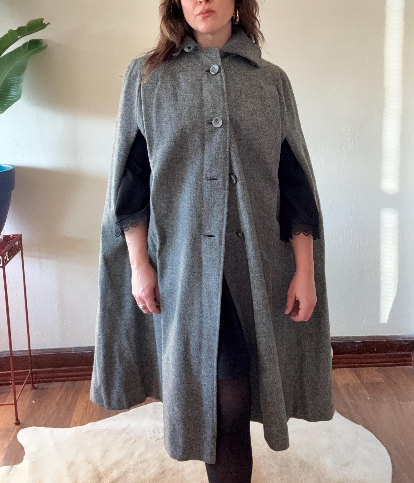RARE Vintage Wolfangel Irish Wool Cape Coat; Fits Sizes Small-large - Etsy