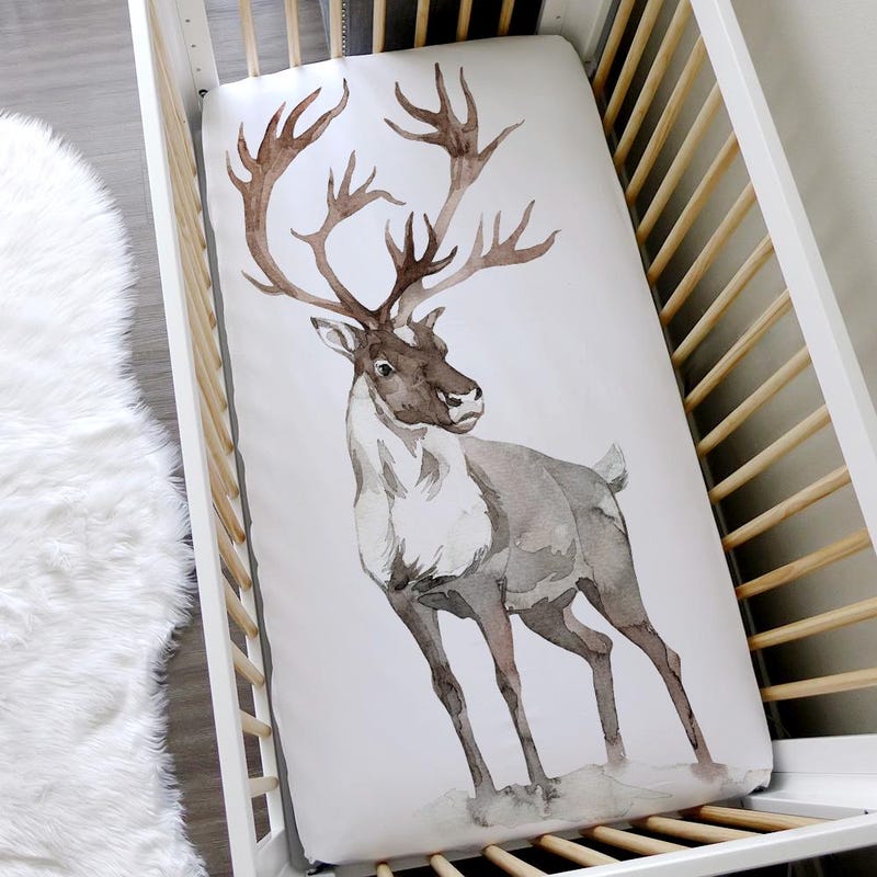 Winter Crib Sheet - Etsy