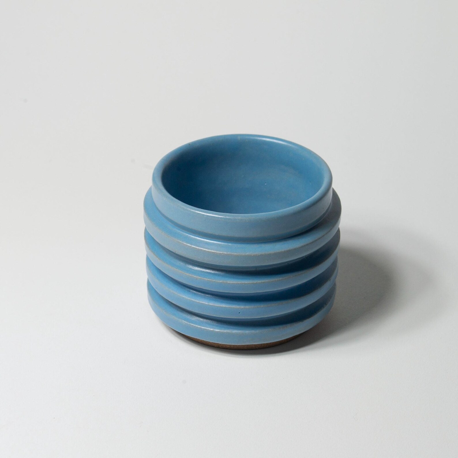 Heatsink Shot - 2-3oz - Sky Blue - Modern Ceramic Shot Glass Espresso ...