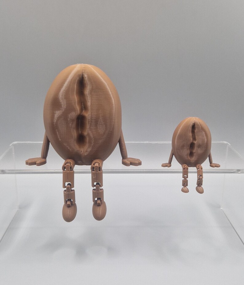 Coffee Bean With Movable Legs 3D Printing - Etsy