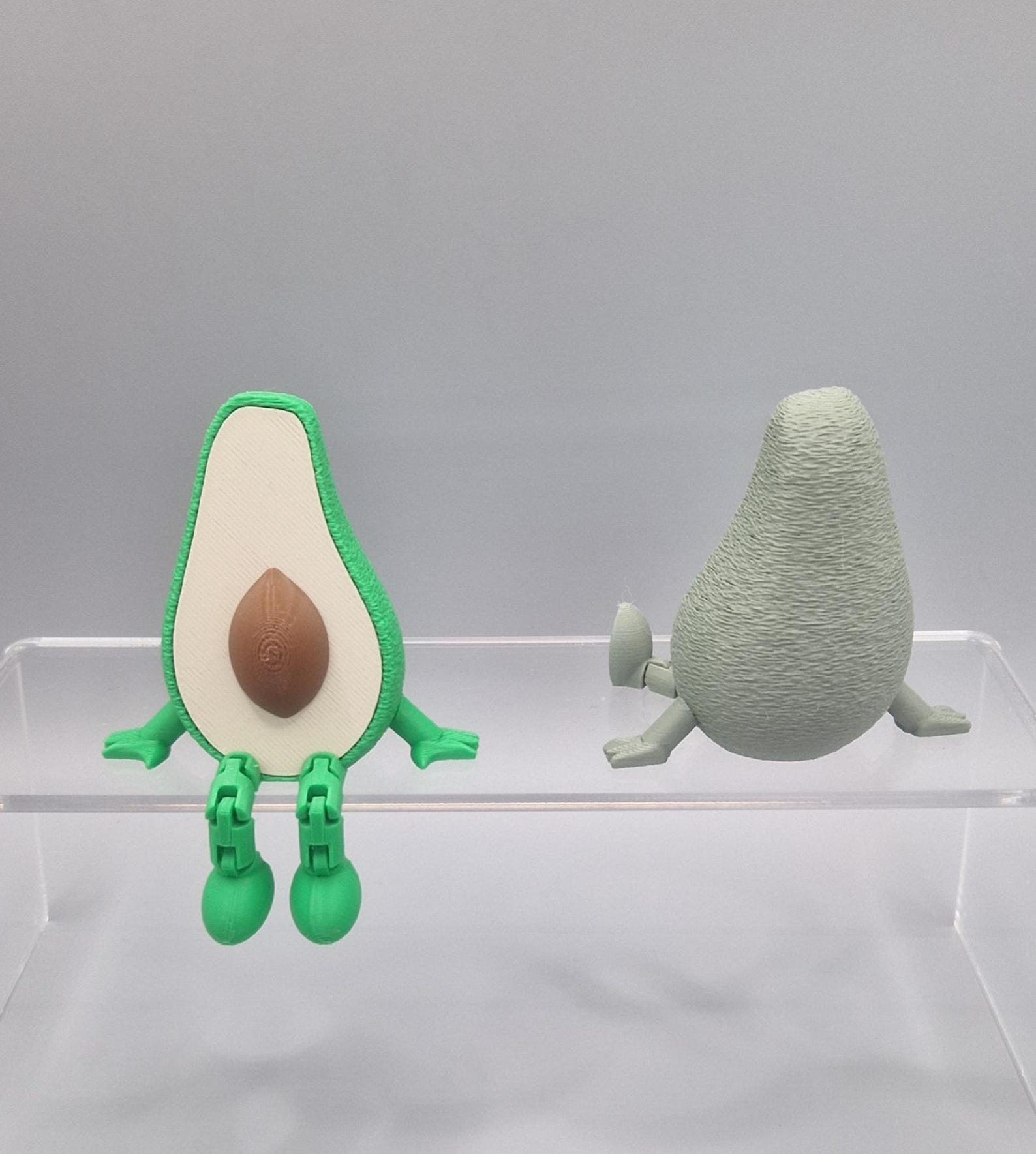 Avocado With Movable Legs 3D Printed - Etsy