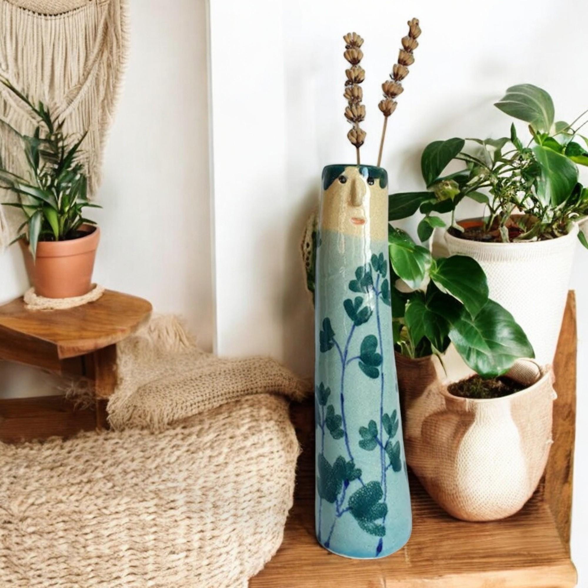 Family Ceramic Bud Vases | Pottery Vases for Dried Flowers | Handmade ...