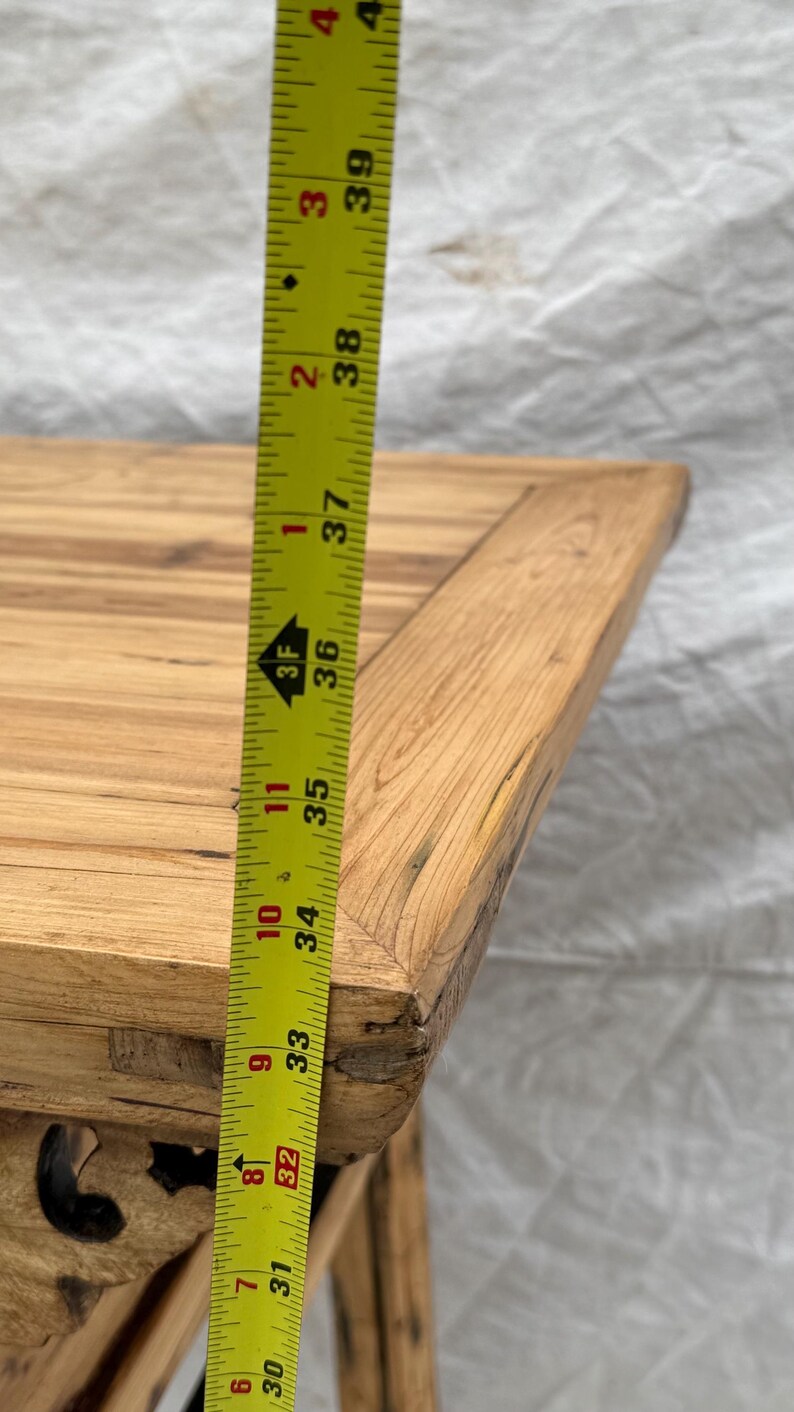 19th Century Chinese Elm Table - Etsy