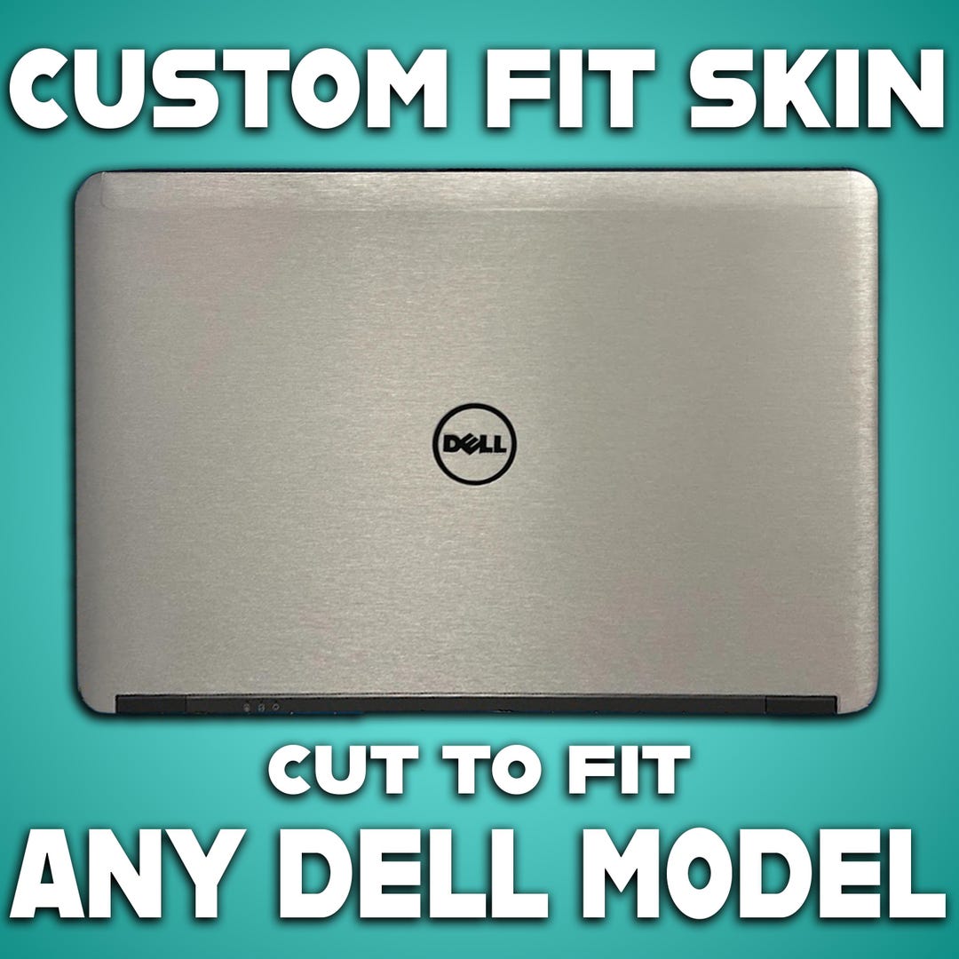 Custom Skin for Dell Laptop - Cut to Order - Metallic Vinyl Matches ...