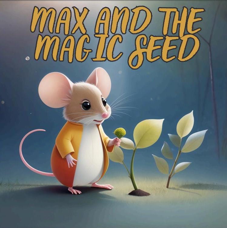 Children's Book - Max the Mouse and the Magic Seed - Etsy