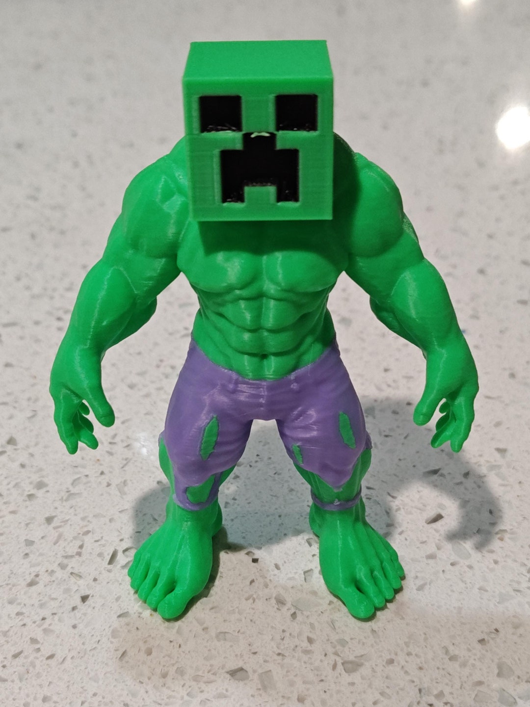 Creeper X Hulk Mashup Figurine - Etsy