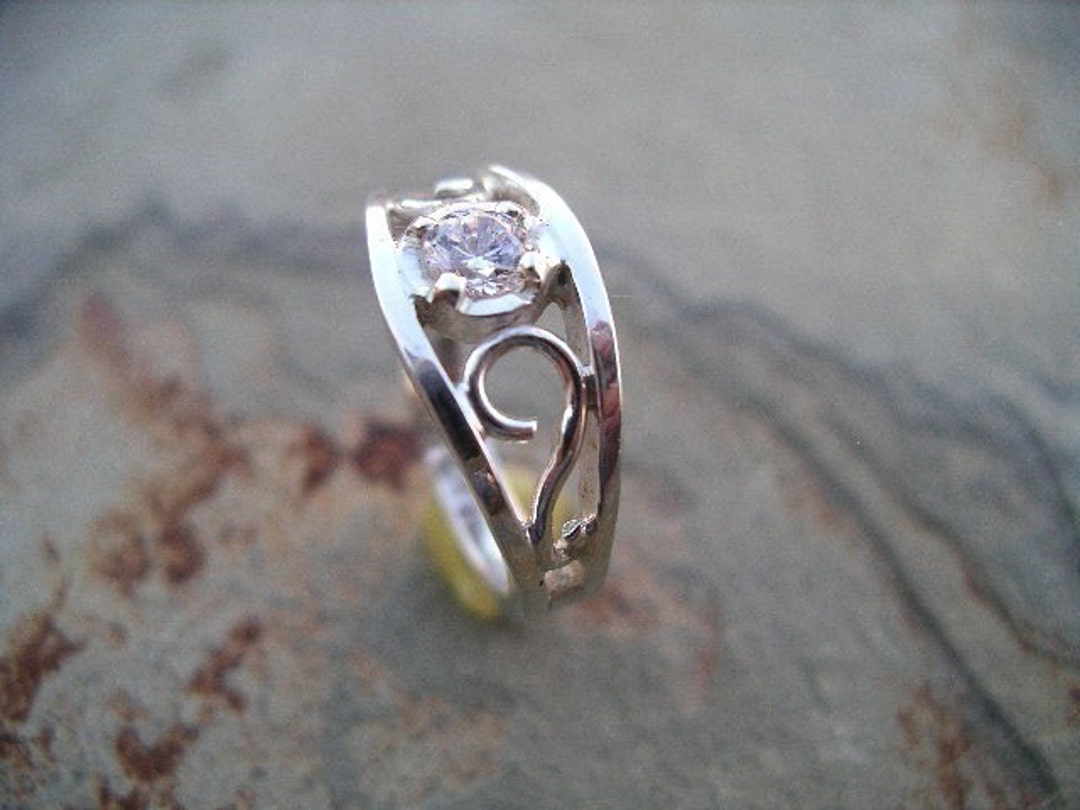 The Crow Ring - Sterling Silver- Large Size Rf180c - Etsy