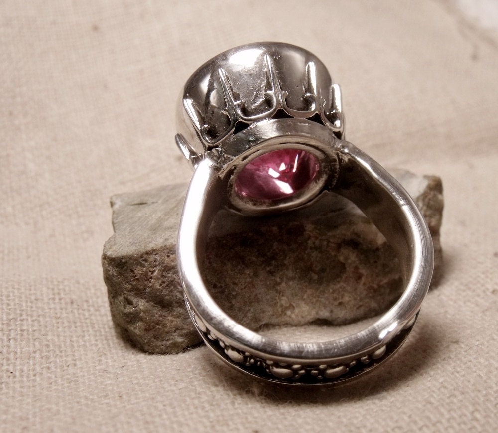 15mm Color Change Glass in Sterling Silver Ring RF585 - Etsy Australia