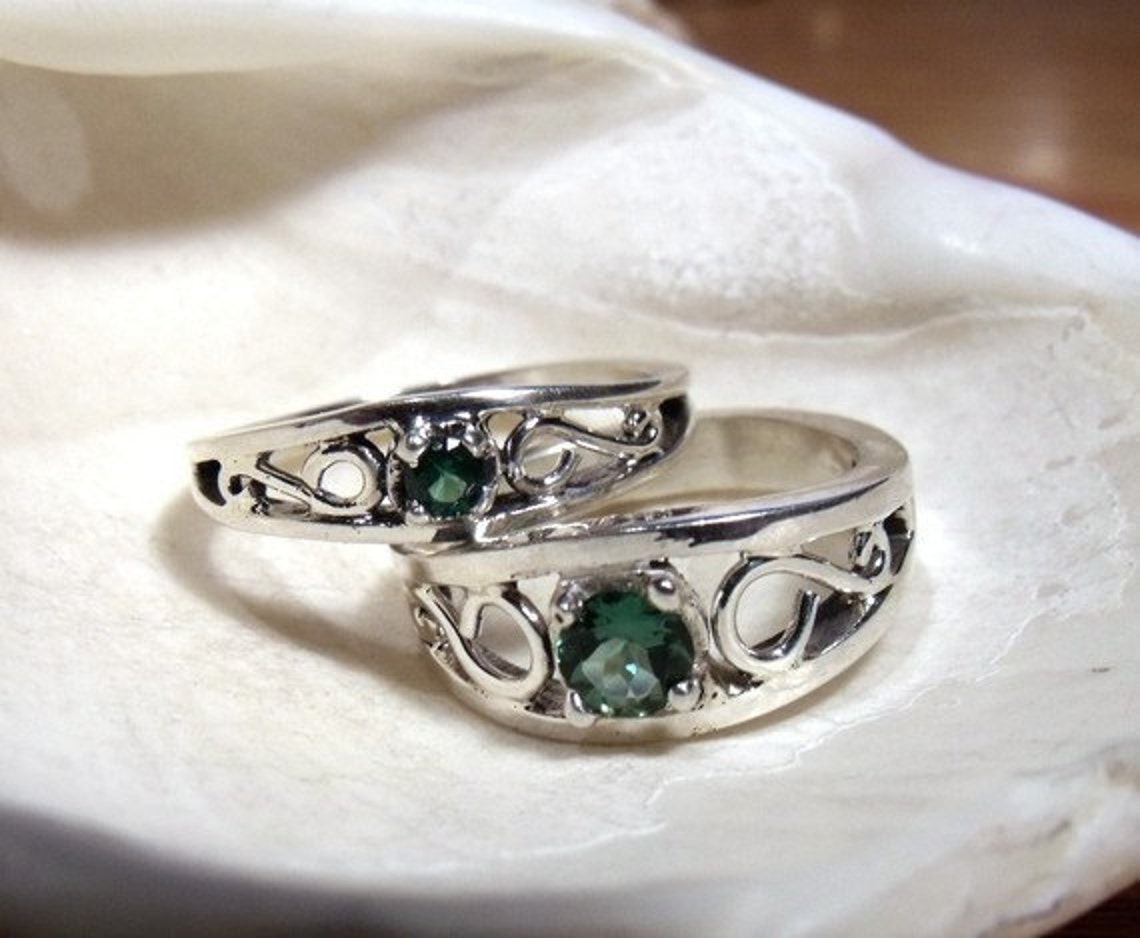 The Crow Ring 14K Gold Medium Size With 10 Point Diamond RF180 - Etsy