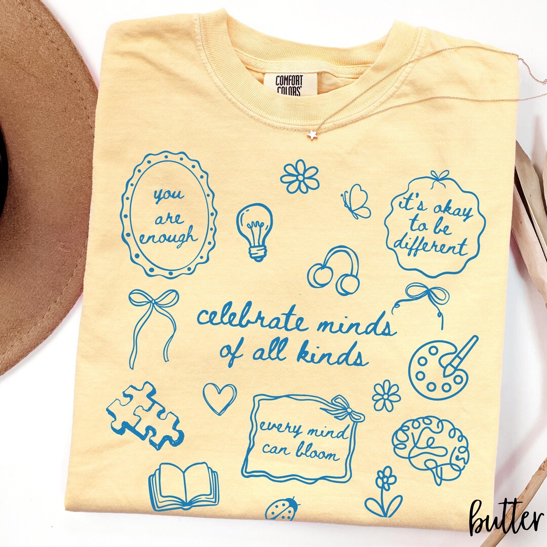 Comfort Colors Teacher Shirt, Positive Affirmation Mental Health Tee ...