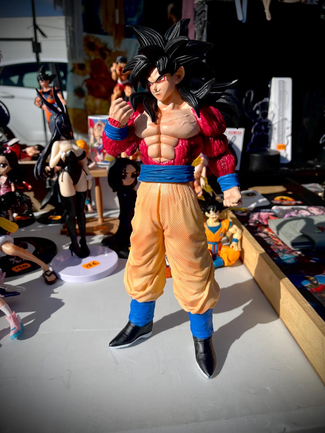 Dragonball Z Goku Super Sayan 4 Anime 3d High Quality Big Tall Figurine ...