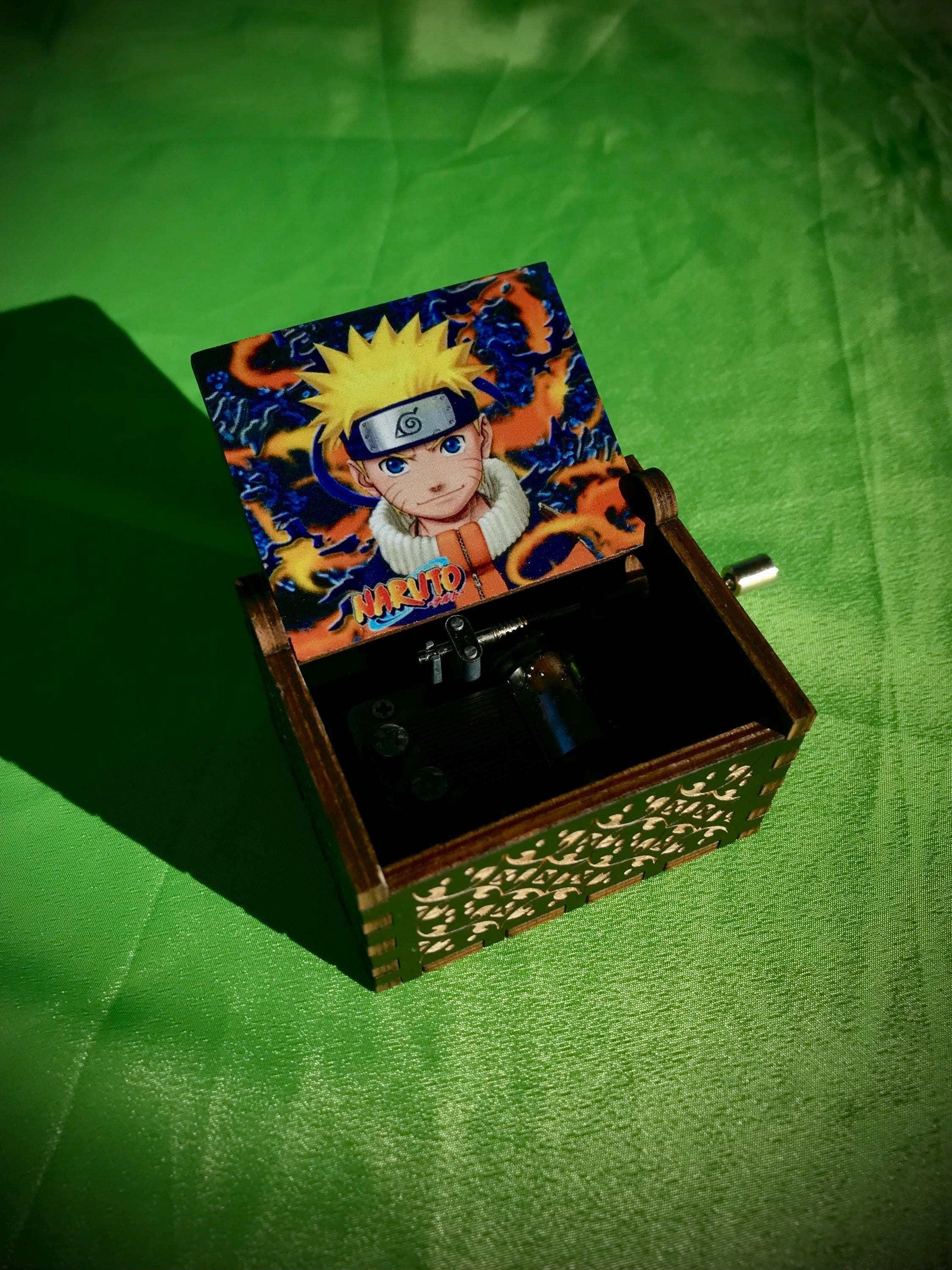 Naruto Shippuden Anime Wooden Music Box of Naruto - Etsy