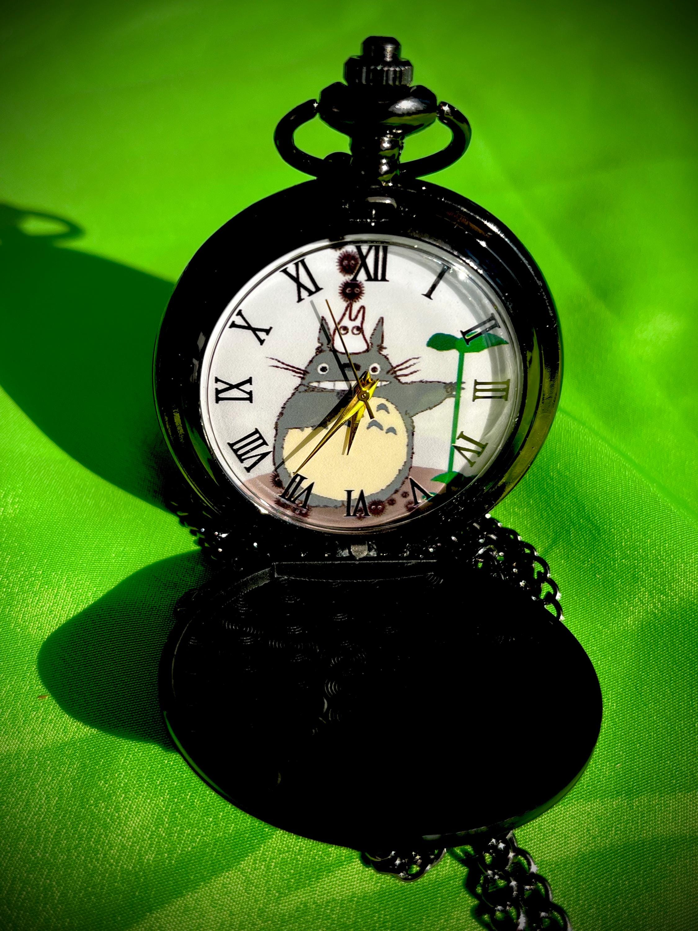 Ghibli Totoro Bronze Pocket Watch Anime Themed Necklace - Etsy