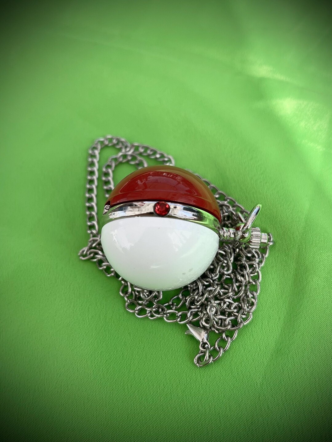 Pokemon Pokeball Bronze Pocket Watch Anime Themed Necklace - Etsy Australia