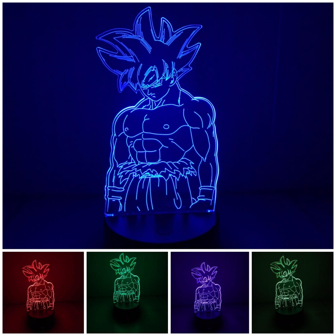 Dragonball Z Goku 3D Hologram Led Light of the Classic From DBZ - Etsy