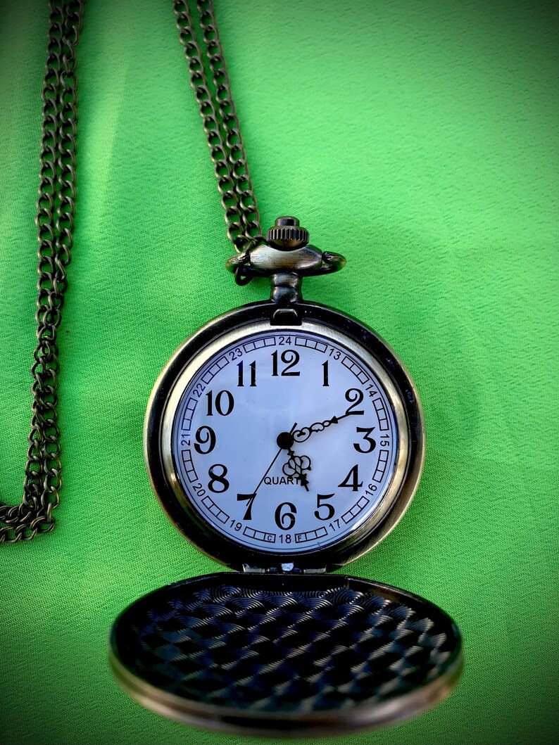 Legend of Zelda Bronze Pocket Watch Gaming Themed Necklace - Etsy