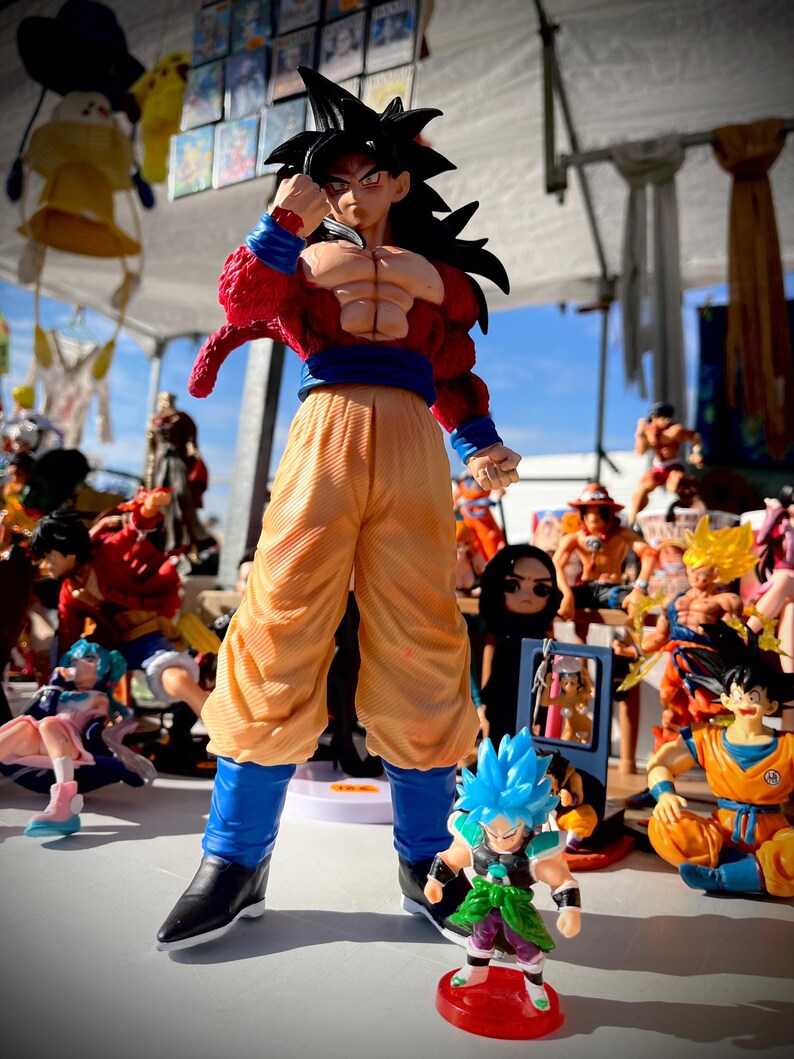 Dragonball Z Goku Super Sayan 4 Anime 3d High Quality Big Tall Figurine ...