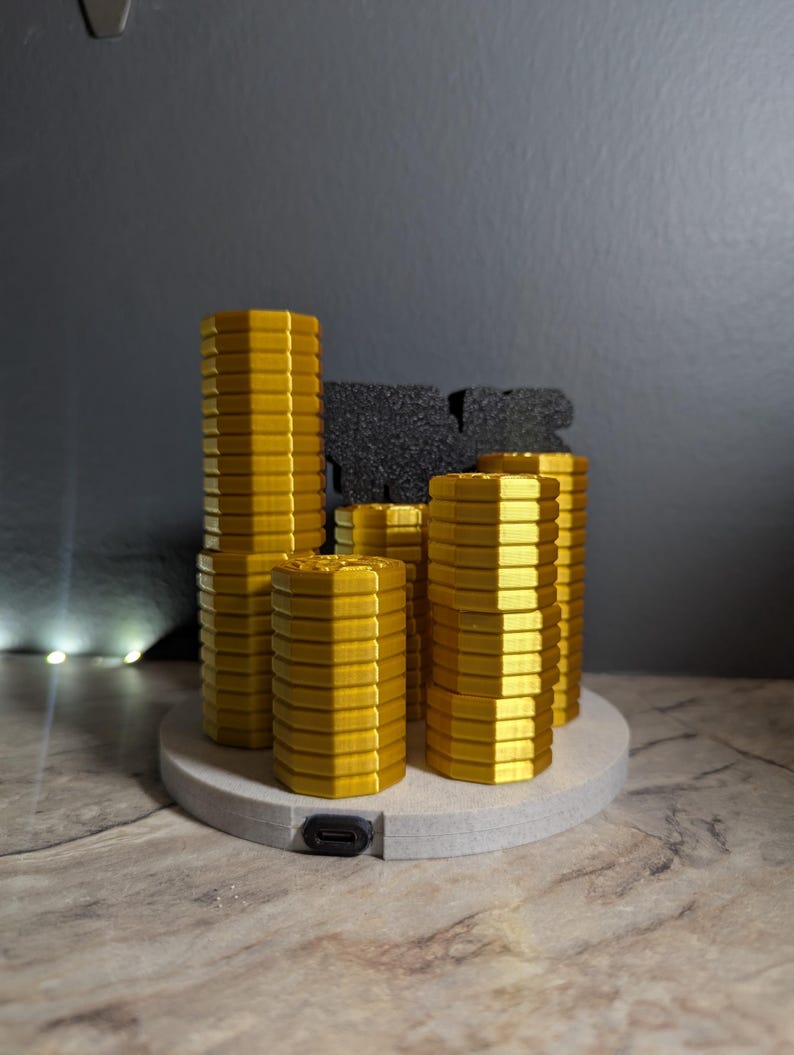OSRS Generic Max Gold Stack LED Desk Lamp - Etsy