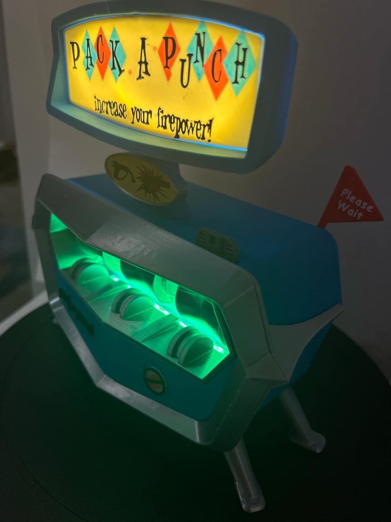 Pack A Punch Machine With Sound Effects, LED Lights Intrigrated Button ...