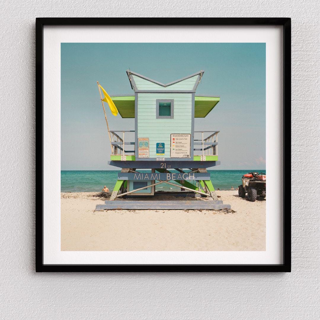 21 ST / Miami Beach Lifeguard Towers / Art Deco / Film Photography ...