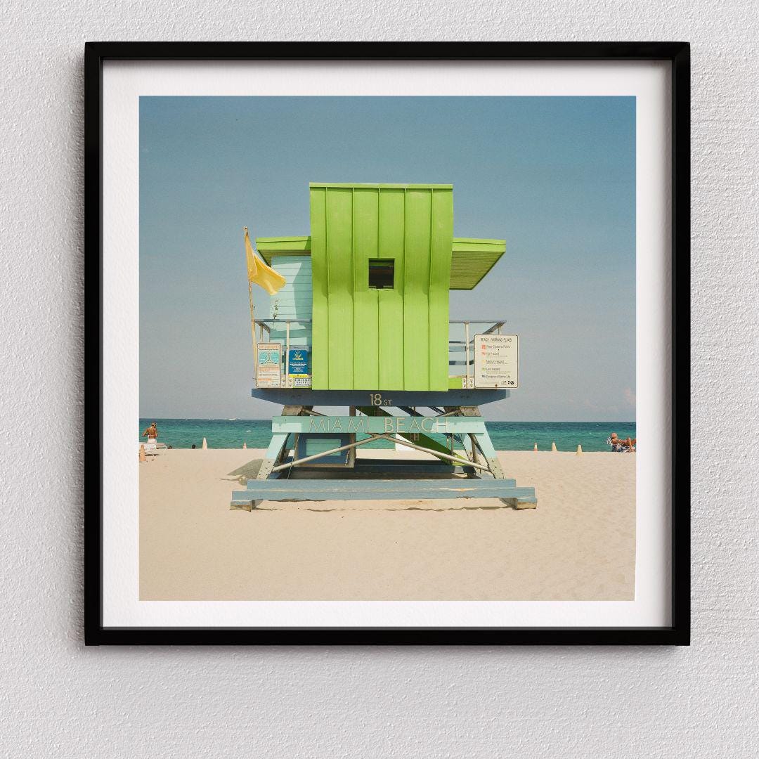18 ST / Miami Beach Lifeguard Towers / Art Deco / Film Photography ...