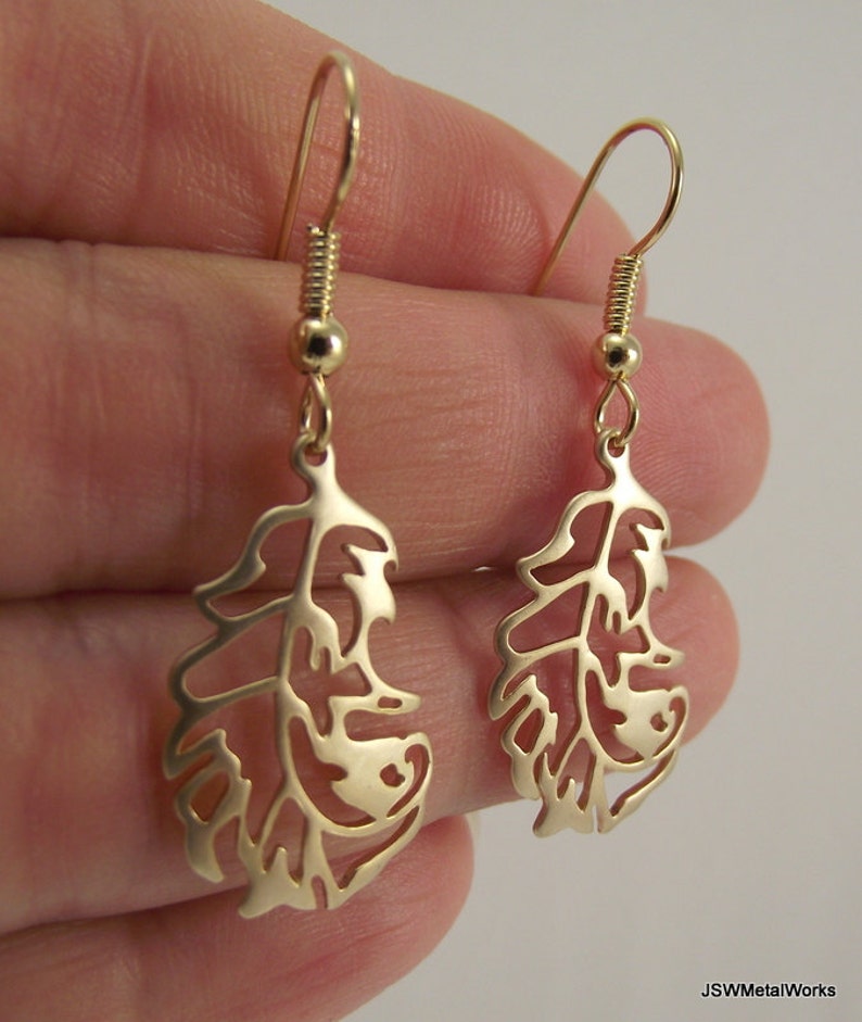 Matte Gold Feather Earrings Minimalist Gold Jewelry Guardian - Etsy