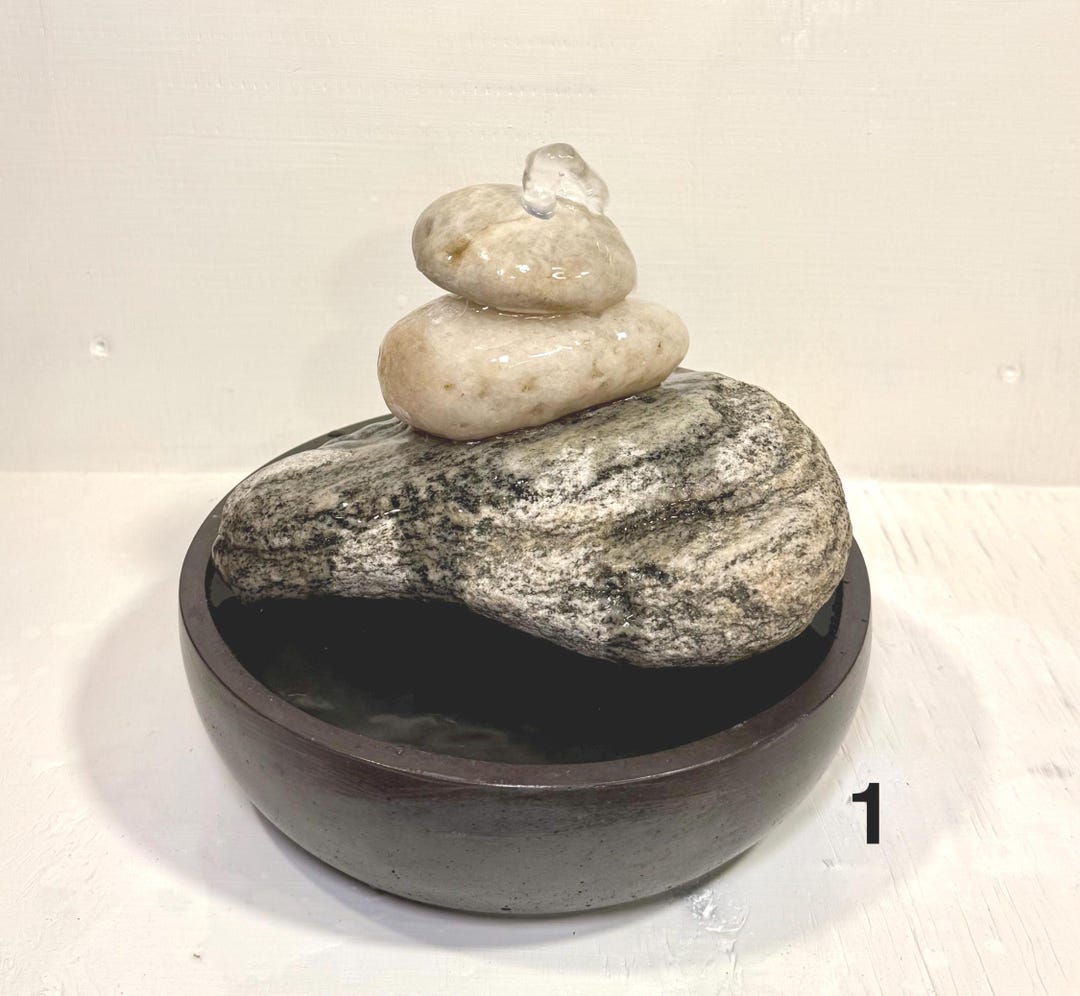 3-tiered Quartz Tabletop Fountain - Etsy
