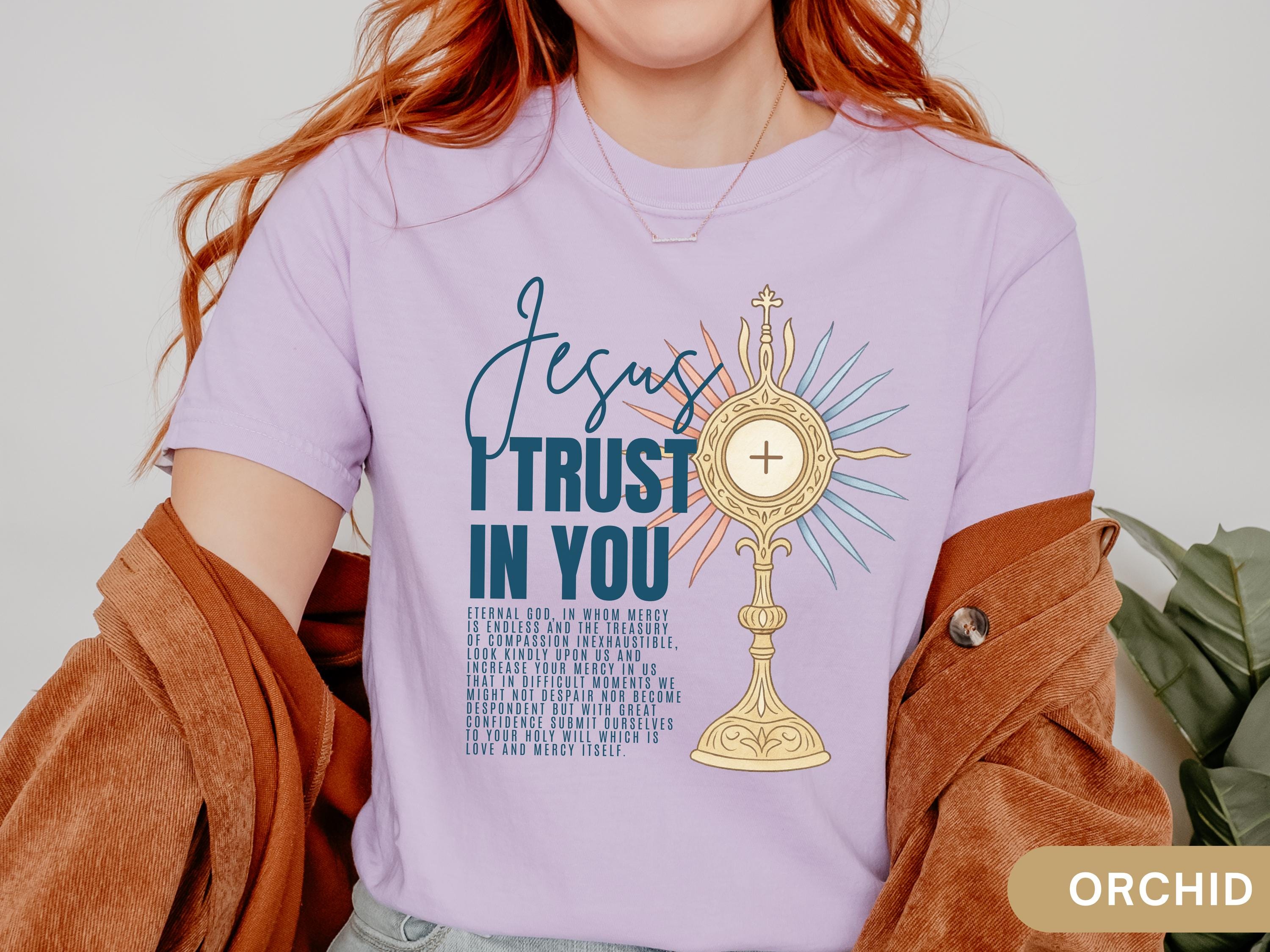 Divine Mercy Shirt Adoration Tshirt Gift for Catholic Mom Confirmation ...
