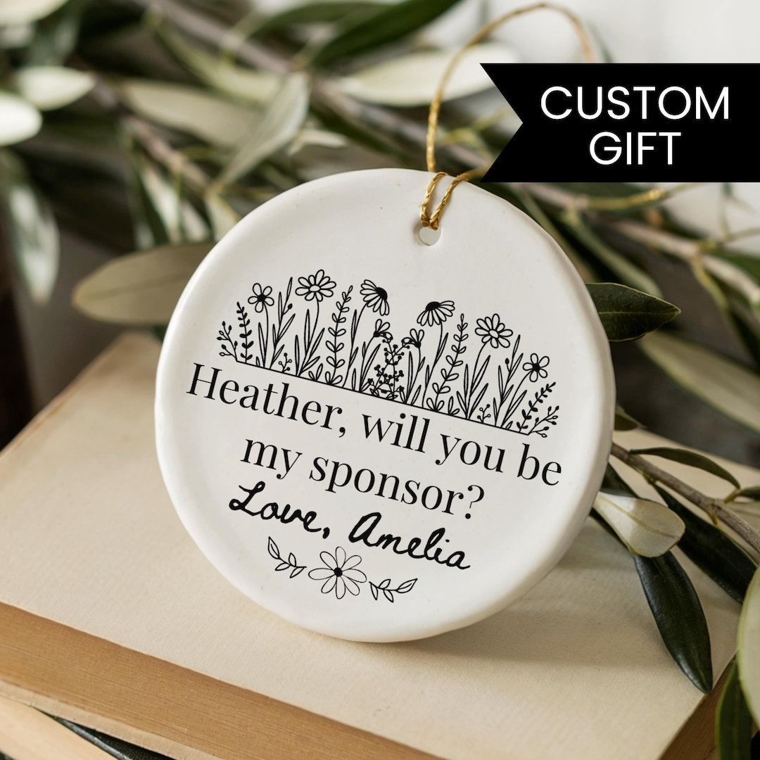 Confirmation Sponsor Proposal Gift Custom, Confirmation Sponsor Ask ...