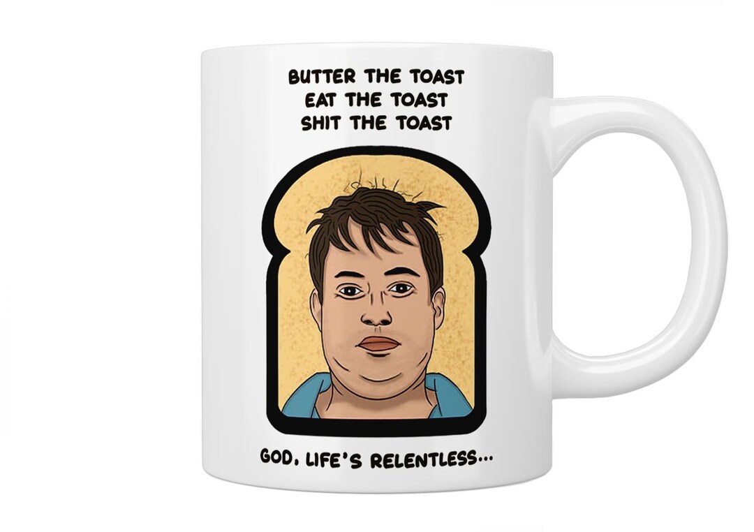 Peep Show: Mark Corrigan Toast Quote Mug + Coaster - Etsy UK
