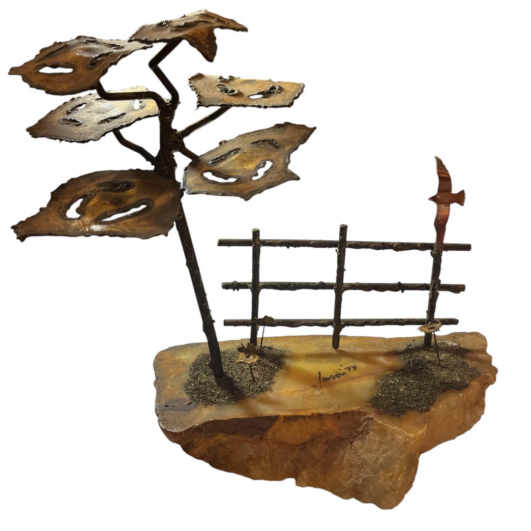 Artist Signed Mid-century Modern Brutalist Sculptured by Mario Jason in ...