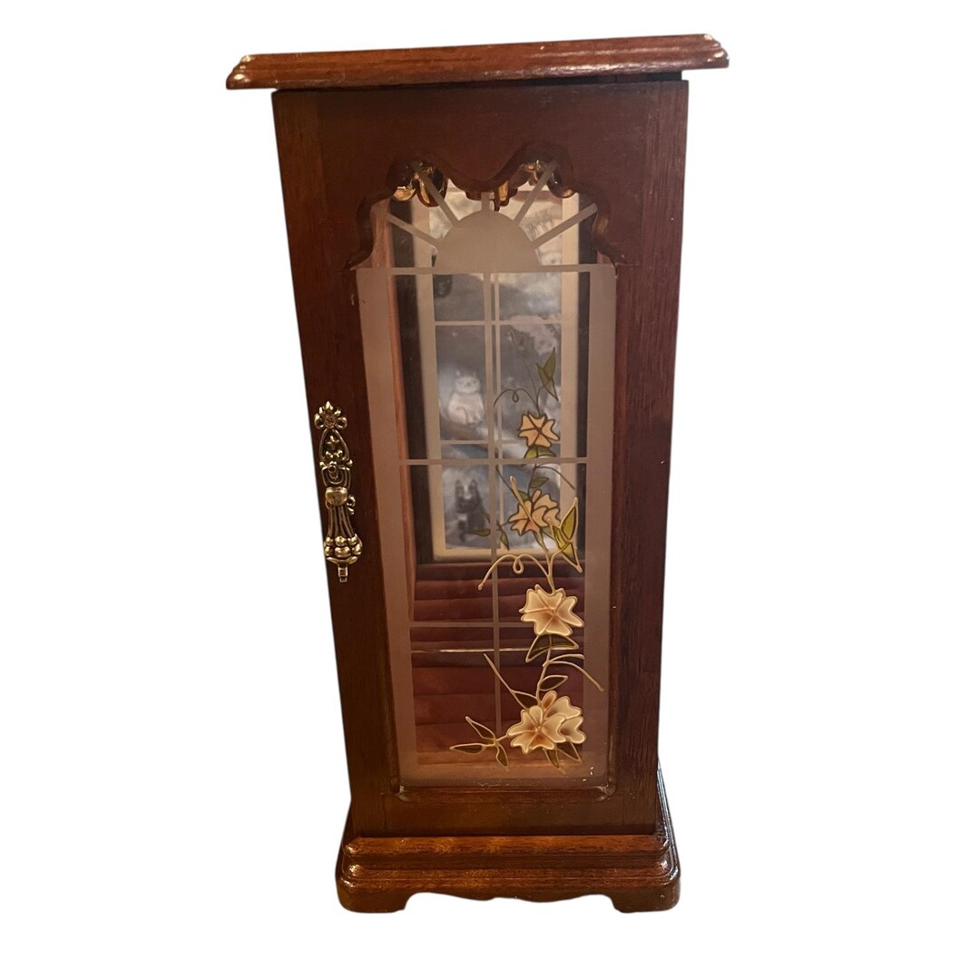 I Love the 80s! Beautiful Vintage Jewelry Armoire for Necklaces From ...