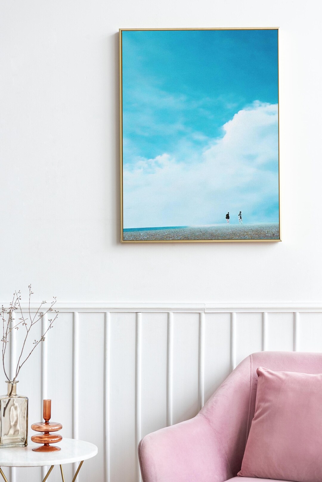 Vertical Landscape Posters, Clouds and Sky Print, Serene Wall Art ...