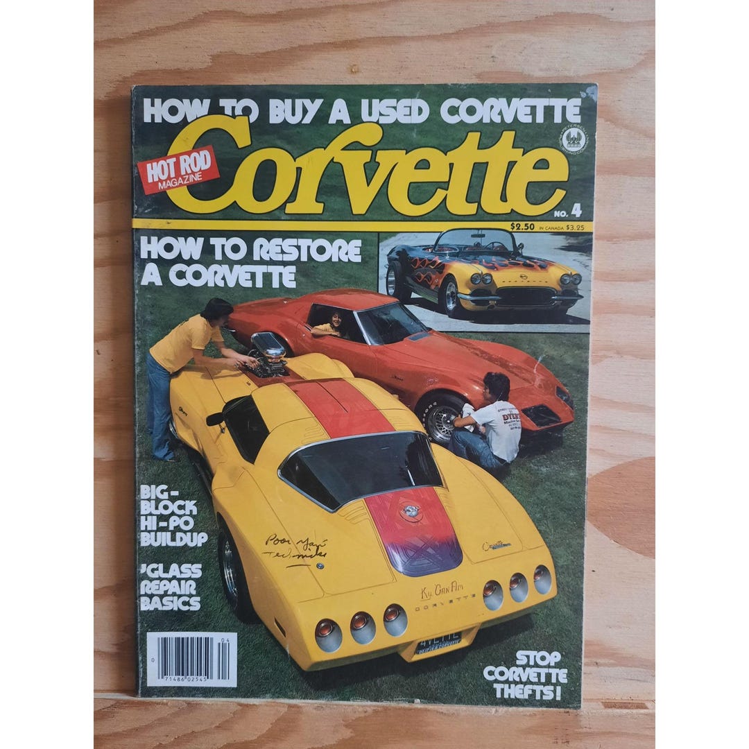 Vintage Hot Rod Magazine Corvette Book No 4 Bruno's Corvette's 2150-3 ...