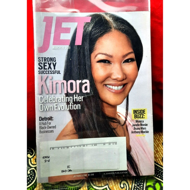 Vintage Jet Magazine Kimora Lee Simmons MAR 14 2011 - Etsy