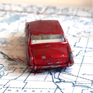 Vintage Lesney Matchbox Toy Car Red Silver Shadow Rolls Royce Diecast ...