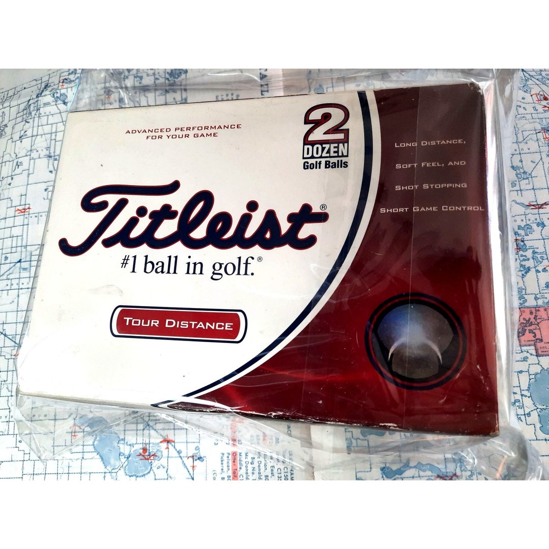 Titleist Tour Distance Golf Ball Empty Box for 2 Dozen Balls - Etsy