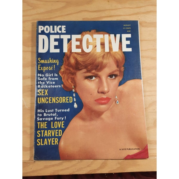 Police Pulp Magazine - Etsy